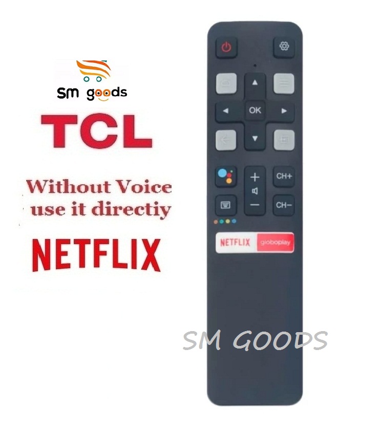TCL Smart LCD & LED Remote Without Voice Camond with NetFlex Button ...