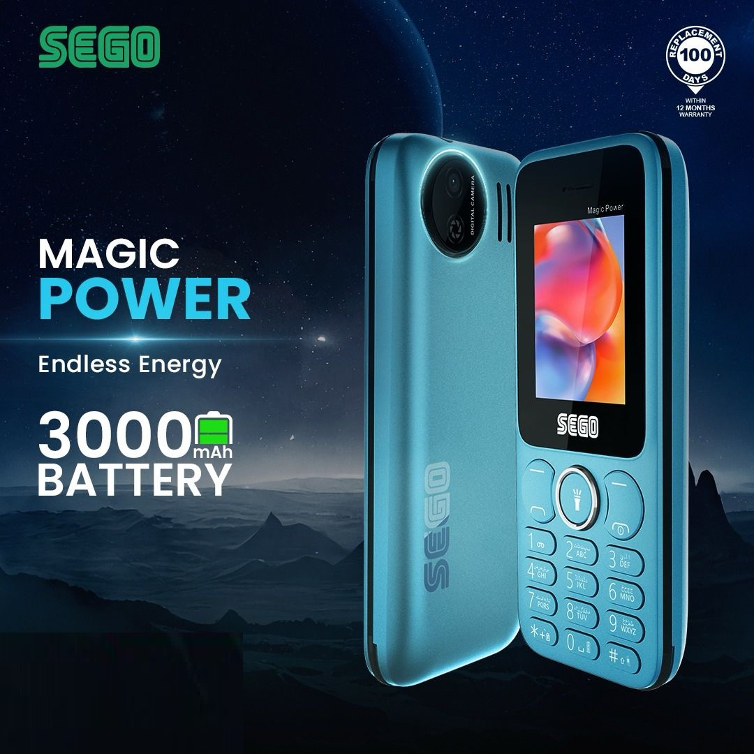 SEGO MAGIC POWER - 2.0 inch Display - 3000mAH battery - Dual Sim ...