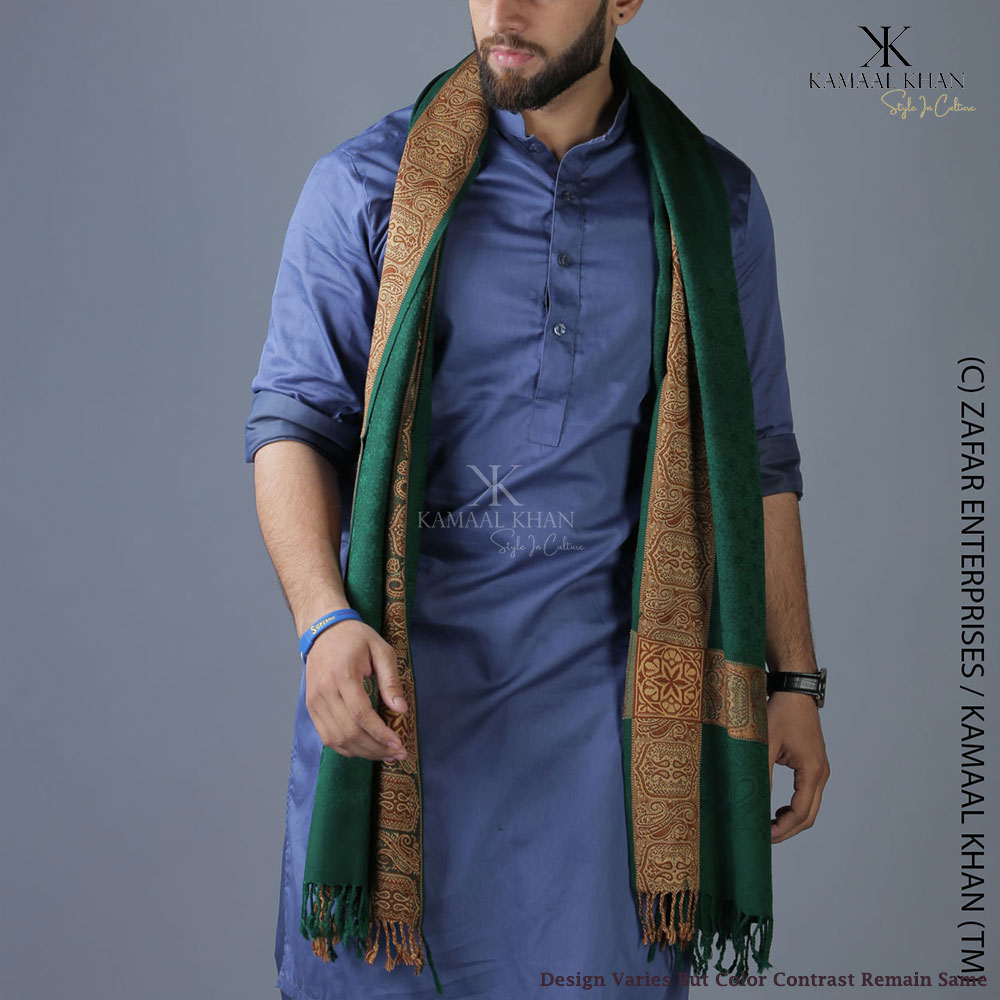 Kamaal Khan Baghdadi or Iraqi Style 4 Border Muffler or Dastaar For Men ...