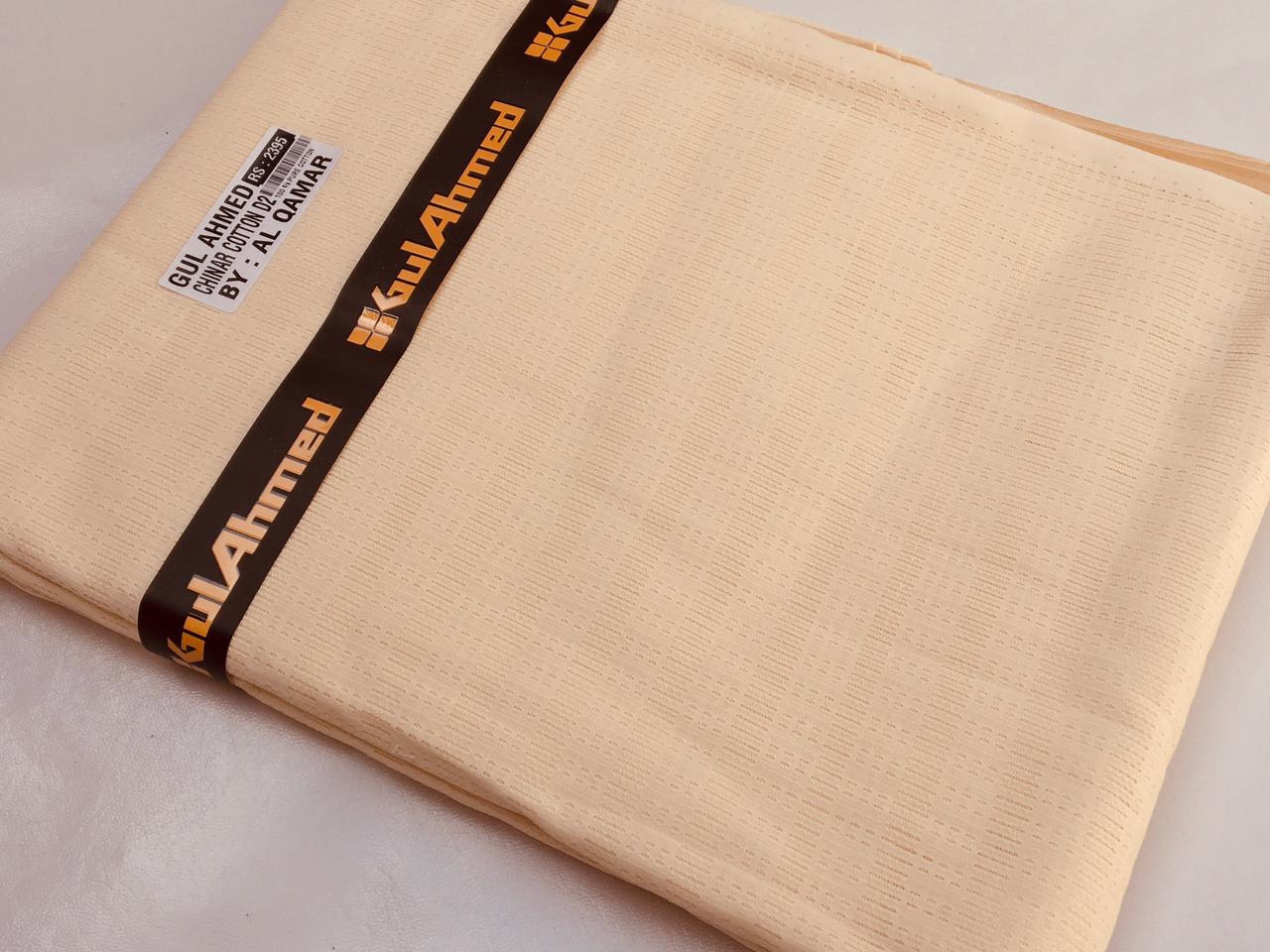 Badami Skin Suit Of Soft Cotton Unstitched For Men (shalwarkameez ...