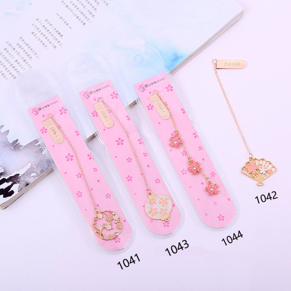Stationery Bookmark Flower Metal Bookmark Cute Book Mark Cute Metal ...