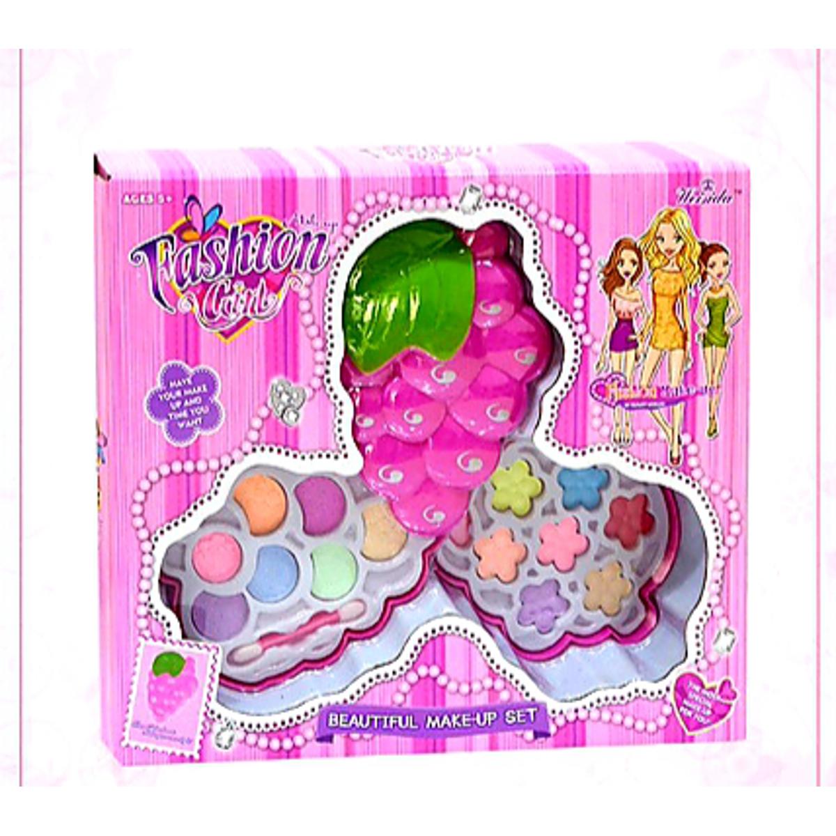 Cosmetics Pretend Play Make-up Box Toy Set Girl Jewelry Play House Box ...