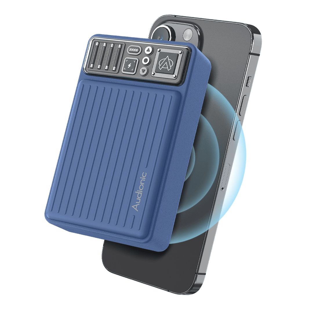 Audionic Magneto Pro Max Wireless Powerbank | 20000 mAh Power bank ...
