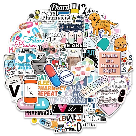 Doctor Stickers for Laptop - Pack of 50 - Stickers for Laptop ...