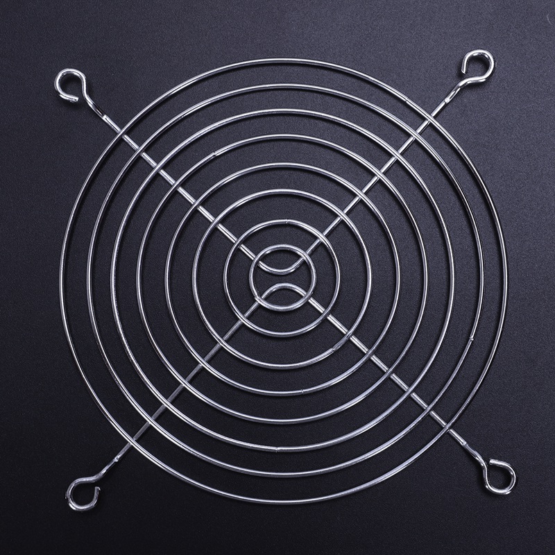 Fan Grill Guard For 3’x3’ PC DC Fan 120mm Silver Tone - CPU Fan Grill ...