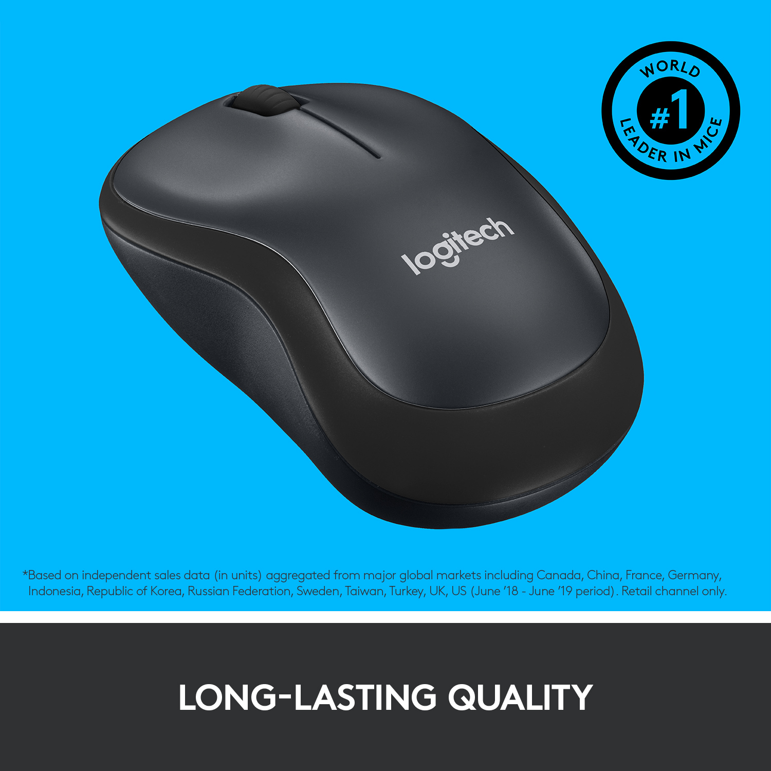 Logitech M221 Silent Wireless Mouse (Black) | Daraz.pk