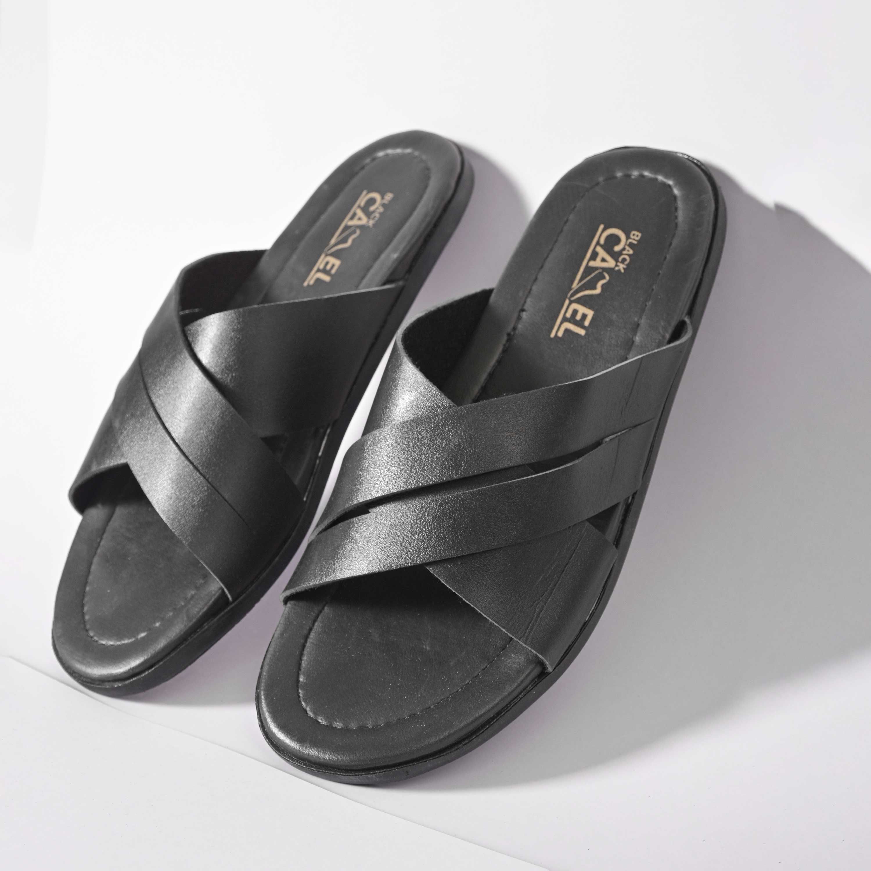 ELO - Black Camel Men's Classic Chappal | Daraz.pk