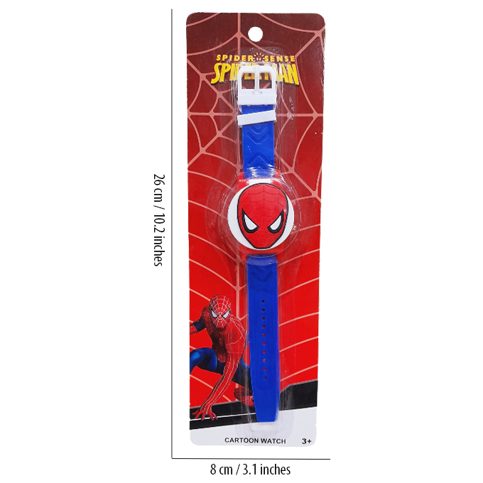 Marvel Avengers Spiderman Wrist Watch For Boy - Blue - Planet X ...