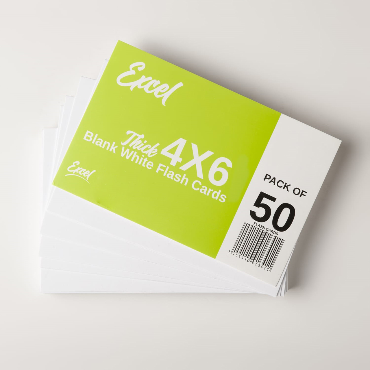 Flash Cards - Index Cards - Memo Cards Excel 6X4 Inches Blank | Daraz.pk