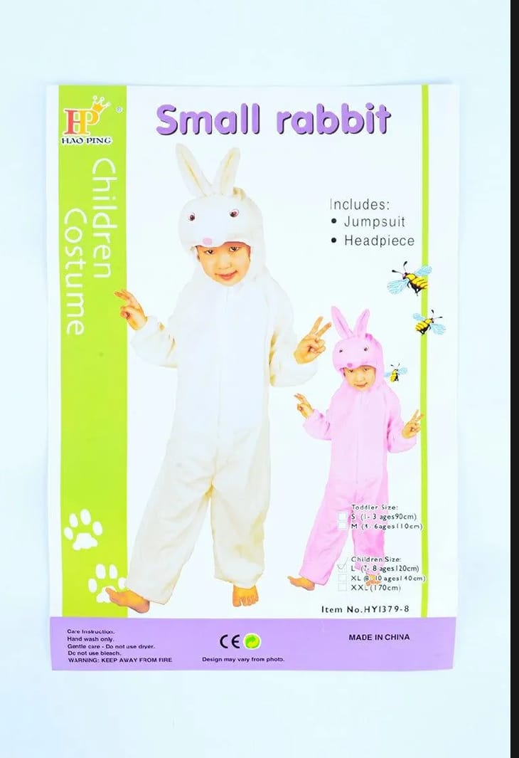 Rabbit Costume for Kids | Cute Bunny Dress for School Cosplay & Fancy ...