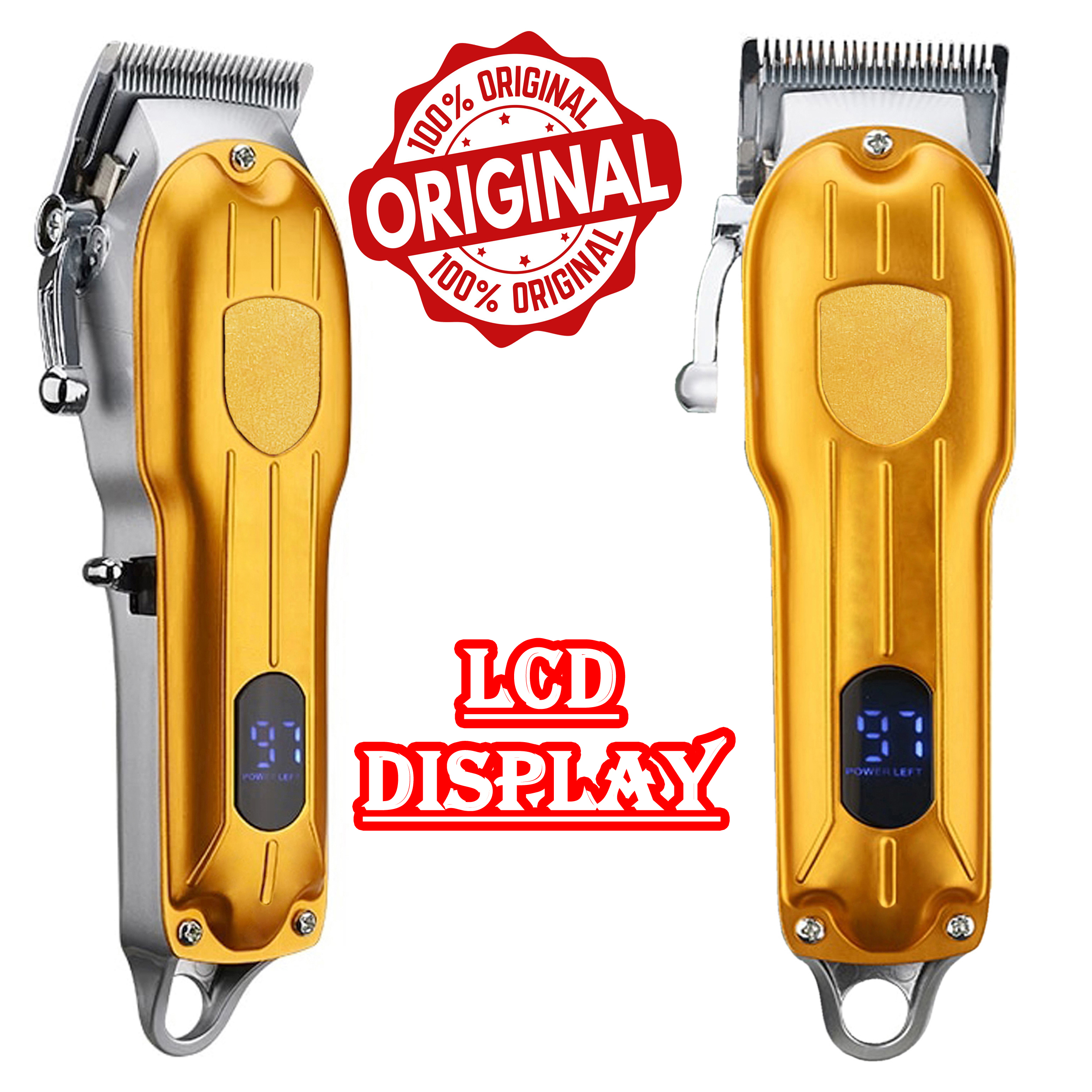 Genuine Professional Barber Hair Clipper / Rechargeable Hair Trimmer ...