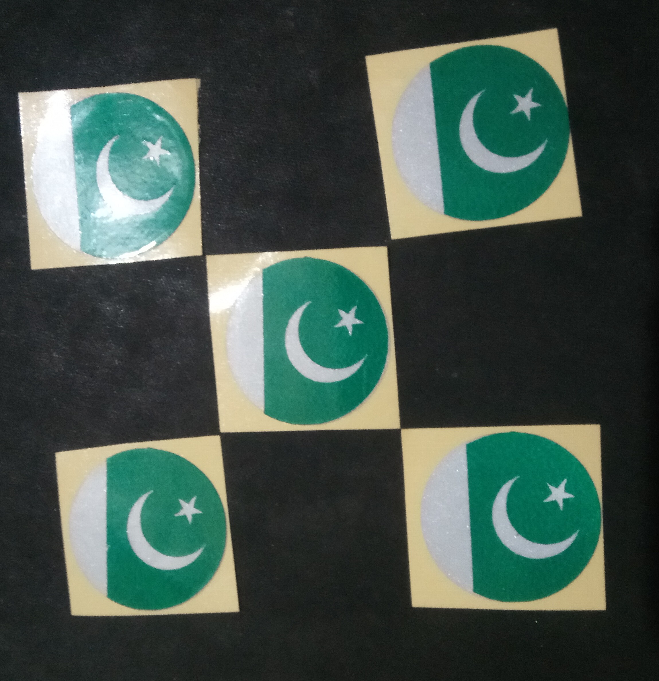 Pack Of 100 Stickers Of Pakistani Flag | Daraz.pk