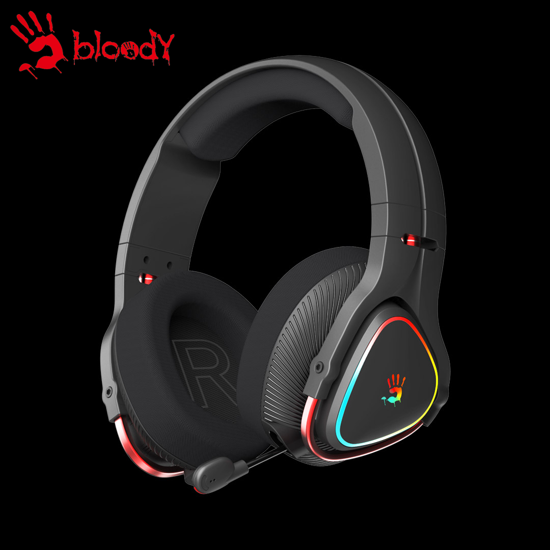 Bloody MR710 RGB Gaming Wireless Headset - Dual Mode 2.4G Wireless ...