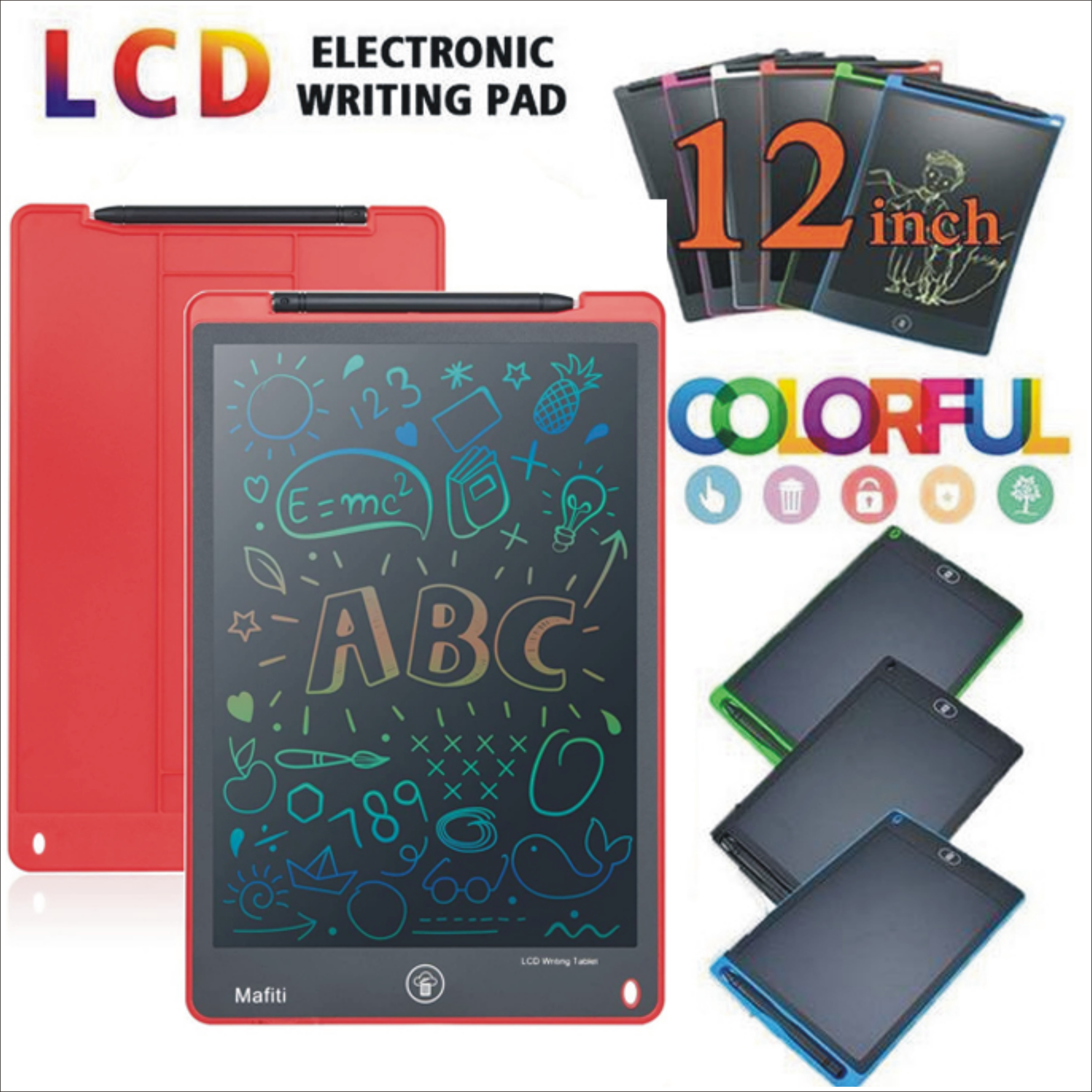 LCD Writing Tablet for Kids - Mess-Free Drawing and Learning ...