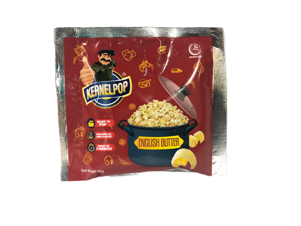 Kernelpop Kettle Corns English Butter 80G | Daraz.pk