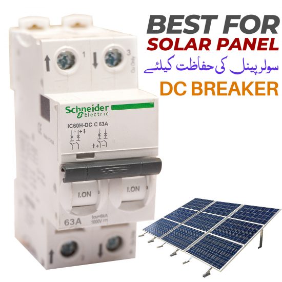 DC Breaker 2 Pole 12 vlot 24 vlot 63A Circuit Breaker Direct Current ...