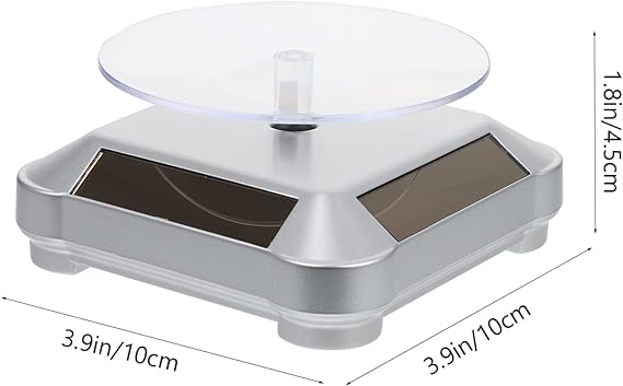 Photo Holder Clip Stand Rotating Turntable Display Stand 360 Degree ...