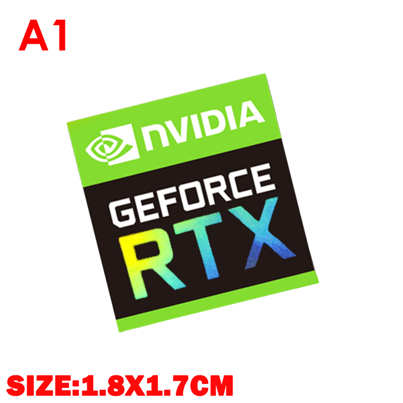 Graphics Card Sticker RTX 2080Ti 2070 2060 TITAN VR GTX 1650 1660Ti ...