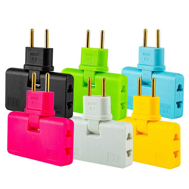 3 In 1 Universal Rotating Wall Socket and | 2 Pin Shoe Male Plug Switch ...