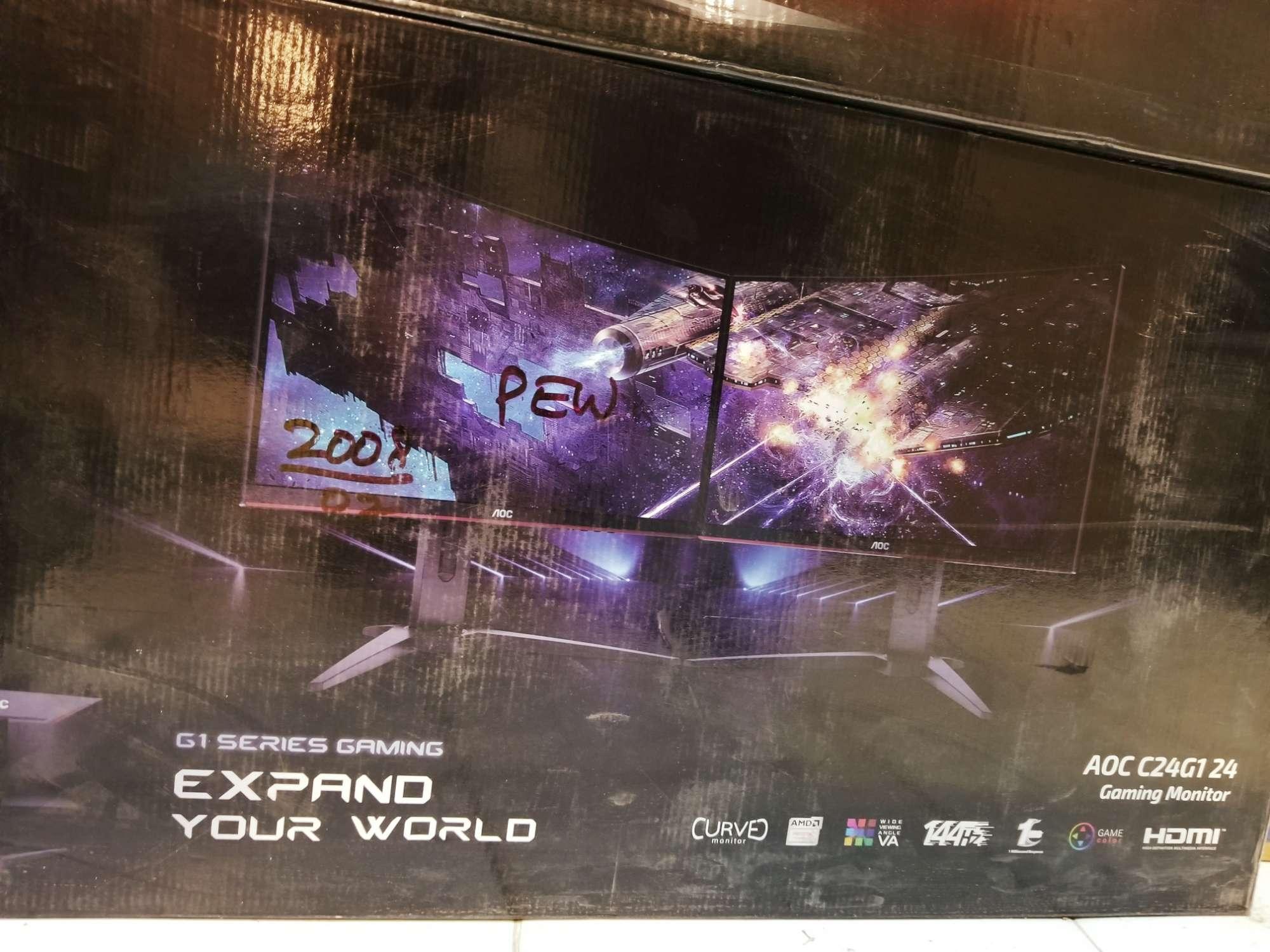 AOC C24G1 24" Curved Gaming Monitor, 144Hz, FreeSync | Daraz.pk