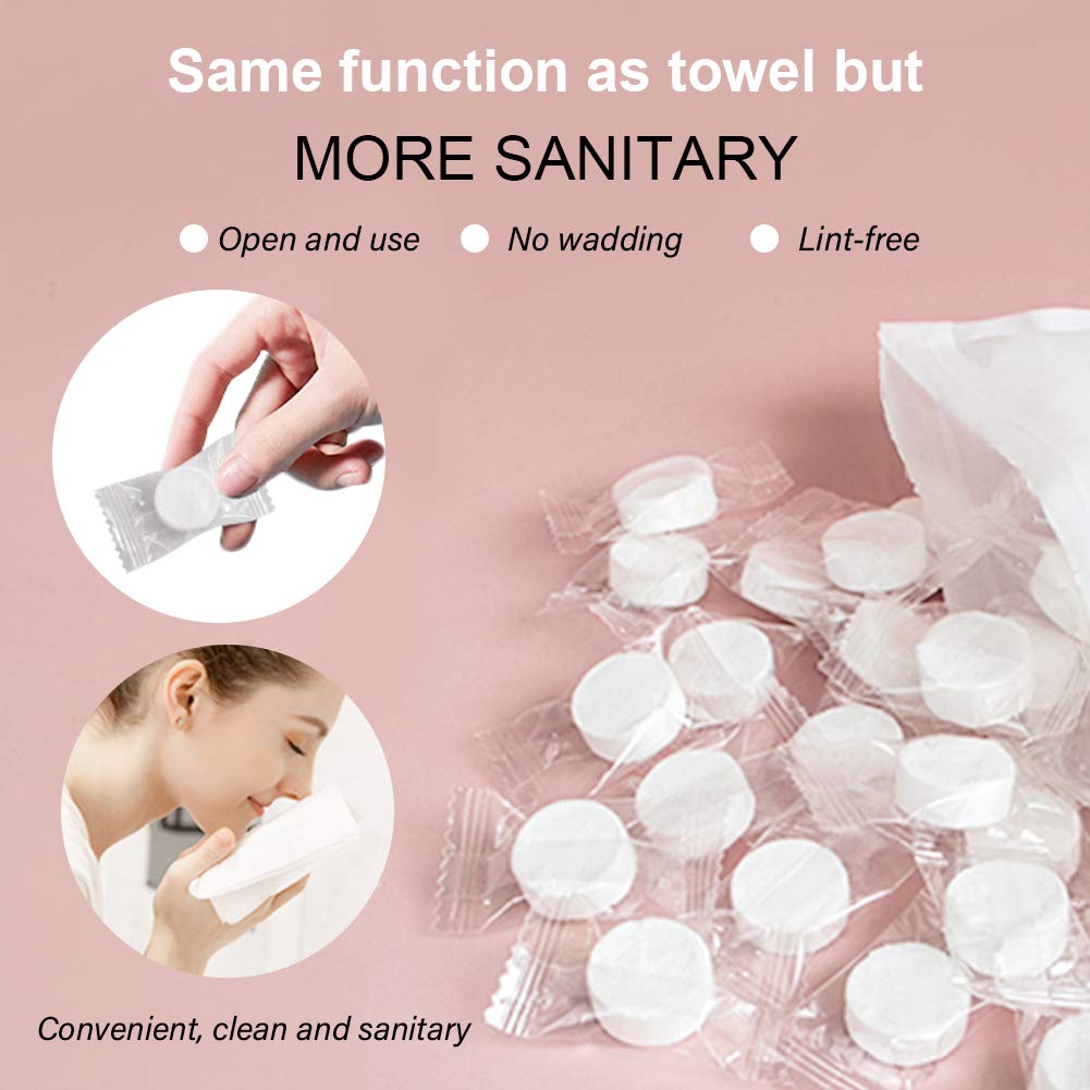 Compressed Towels Disposable Washcloths Portable Face Towels Soft ...