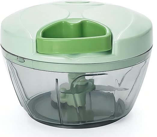 Manual Vegetable Chopper With 3,4 Stainless Steel Blades Speedy Manual ...