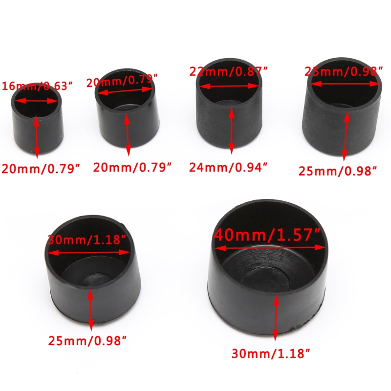 4x Rubber Chair Ferrule Furniture Feet Leg Protector Caps | Daraz.pk