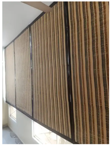 Customized 4x5 Feet Bamboo Chik Blinds | Curtains For Windows ...