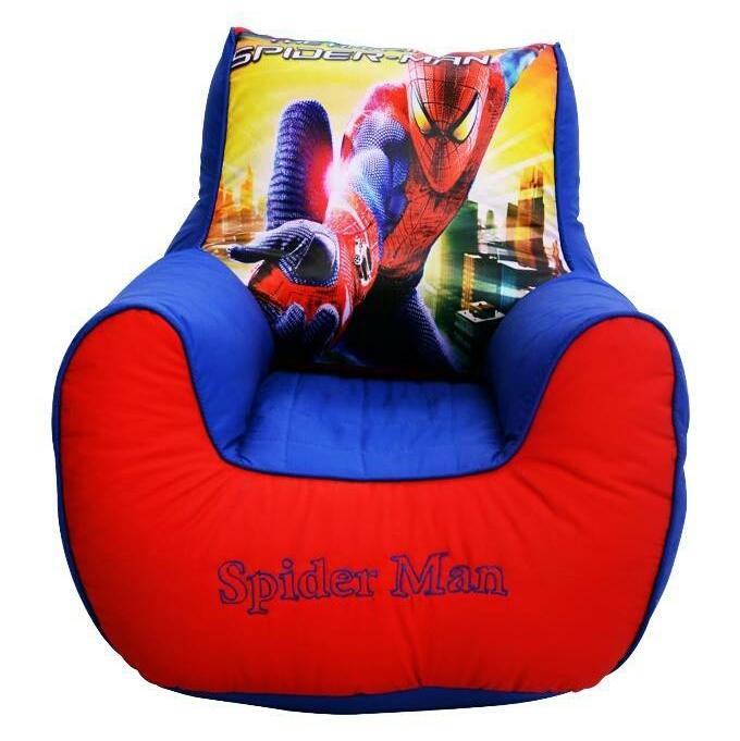 Spider man kid's Sofa with Stool | Daraz.pk