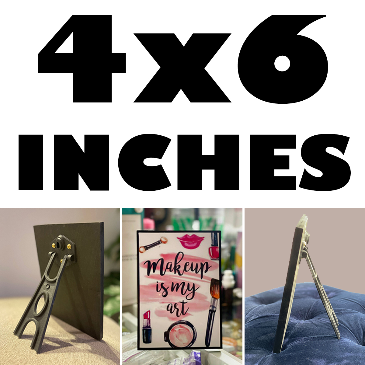 Customizable Photo Frame with HD Print Lamination 4x6 to 12x18 | Daraz.pk