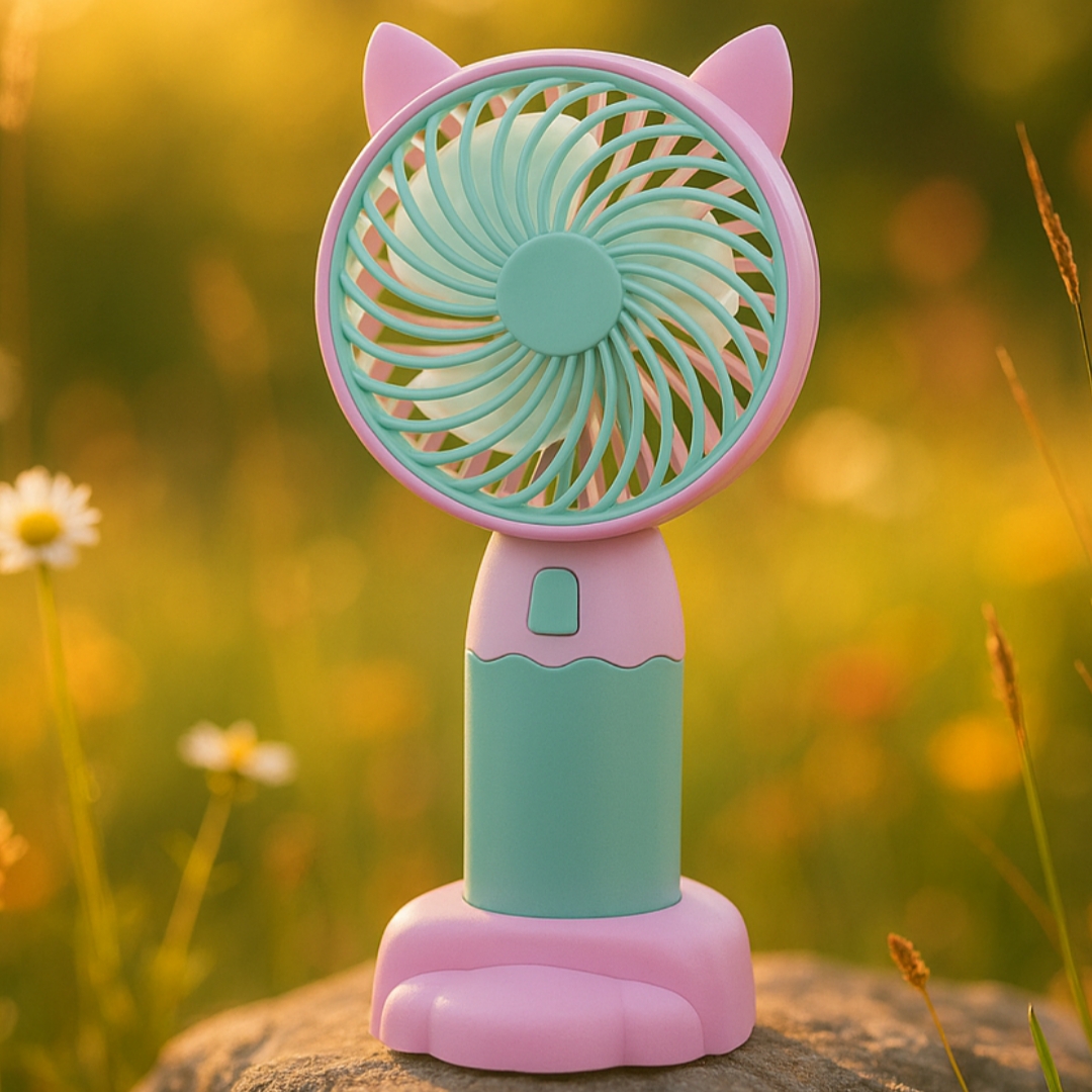 Mini Fan Rechargeable / Hand Fan Handheld Desktop USB Fan Electric ...