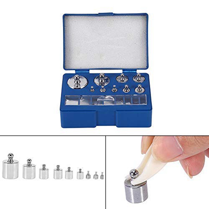 17 Pcs Calibration Weights Set, 10Mg-100G Grams Weights Calibration ...