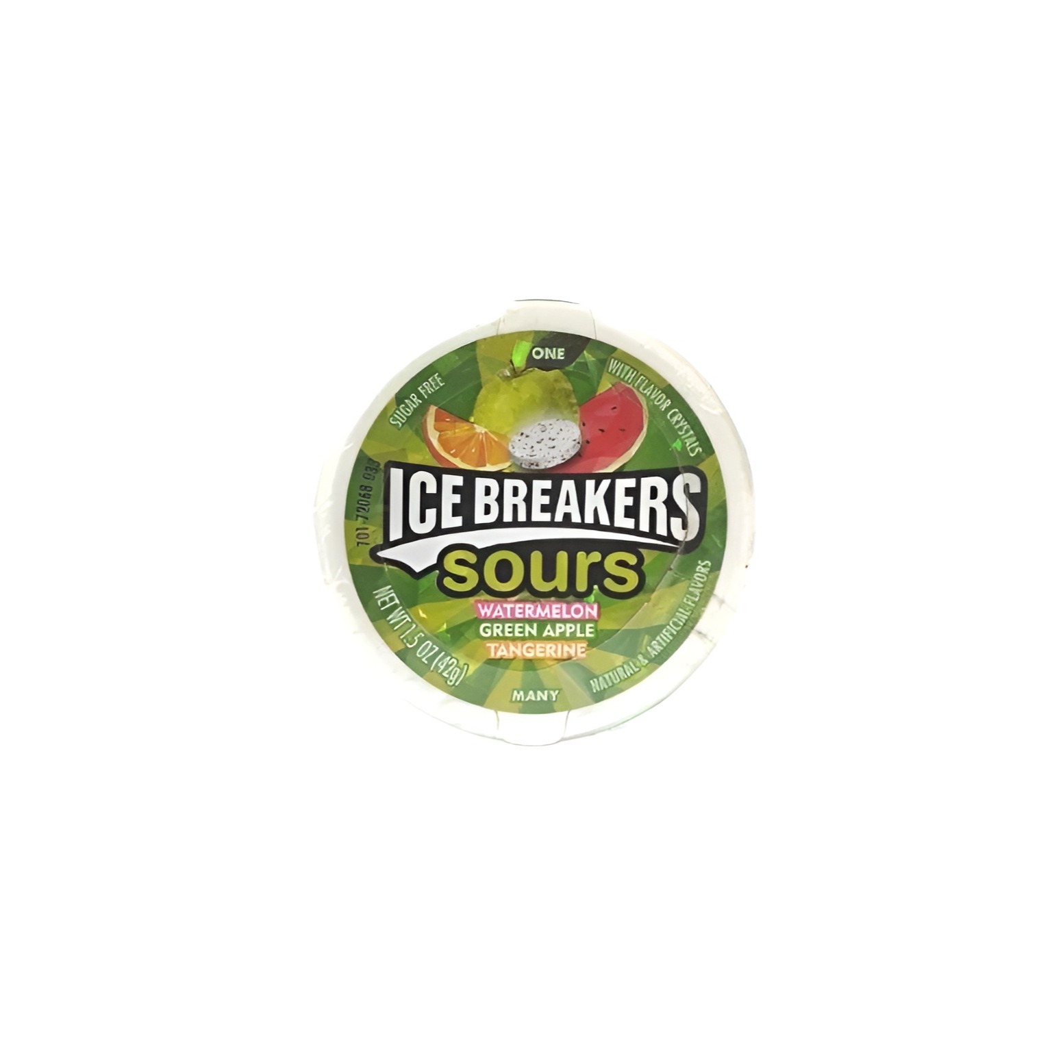 Ice Breakers Sours Green Apple, Tangerine, Watermelon Sugar-Free Mints ...