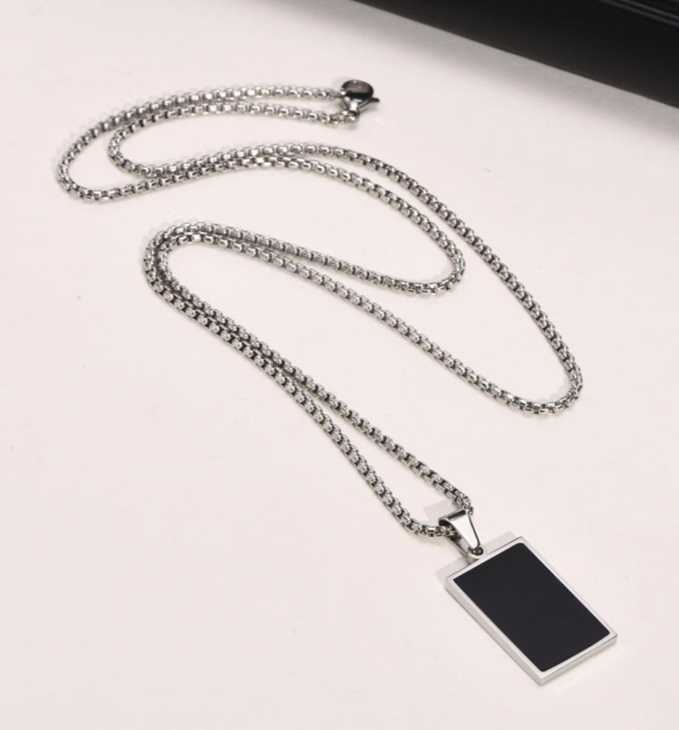 Stainless Steel Cube, Rectangle & Square Pendant \ Necklace \ Locket ...