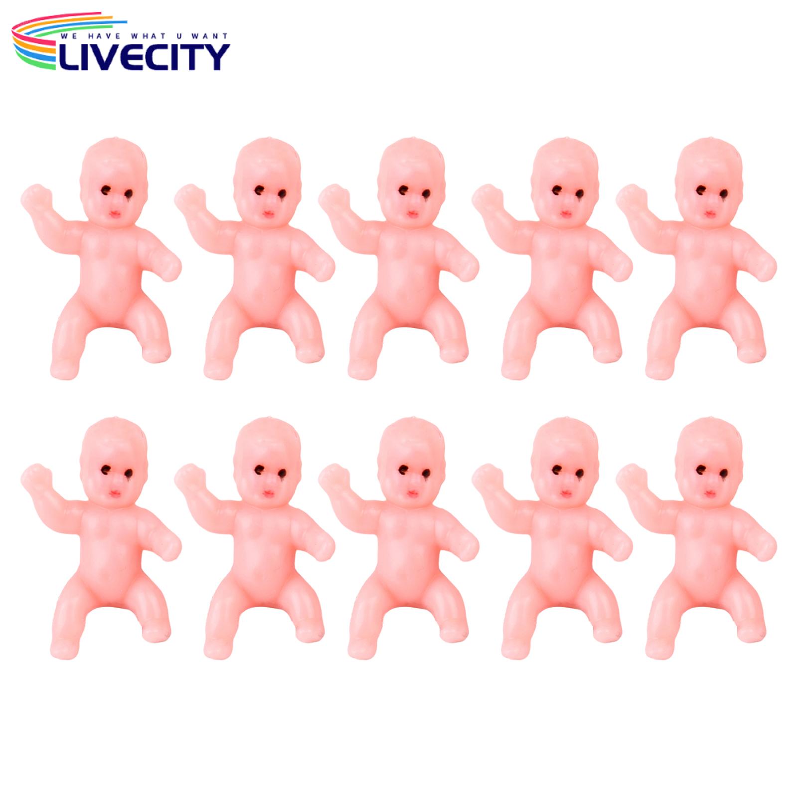 Small Plastic Baby Figurines 10 Pcs Mini Pvc Baby Figurines for Baby ...
