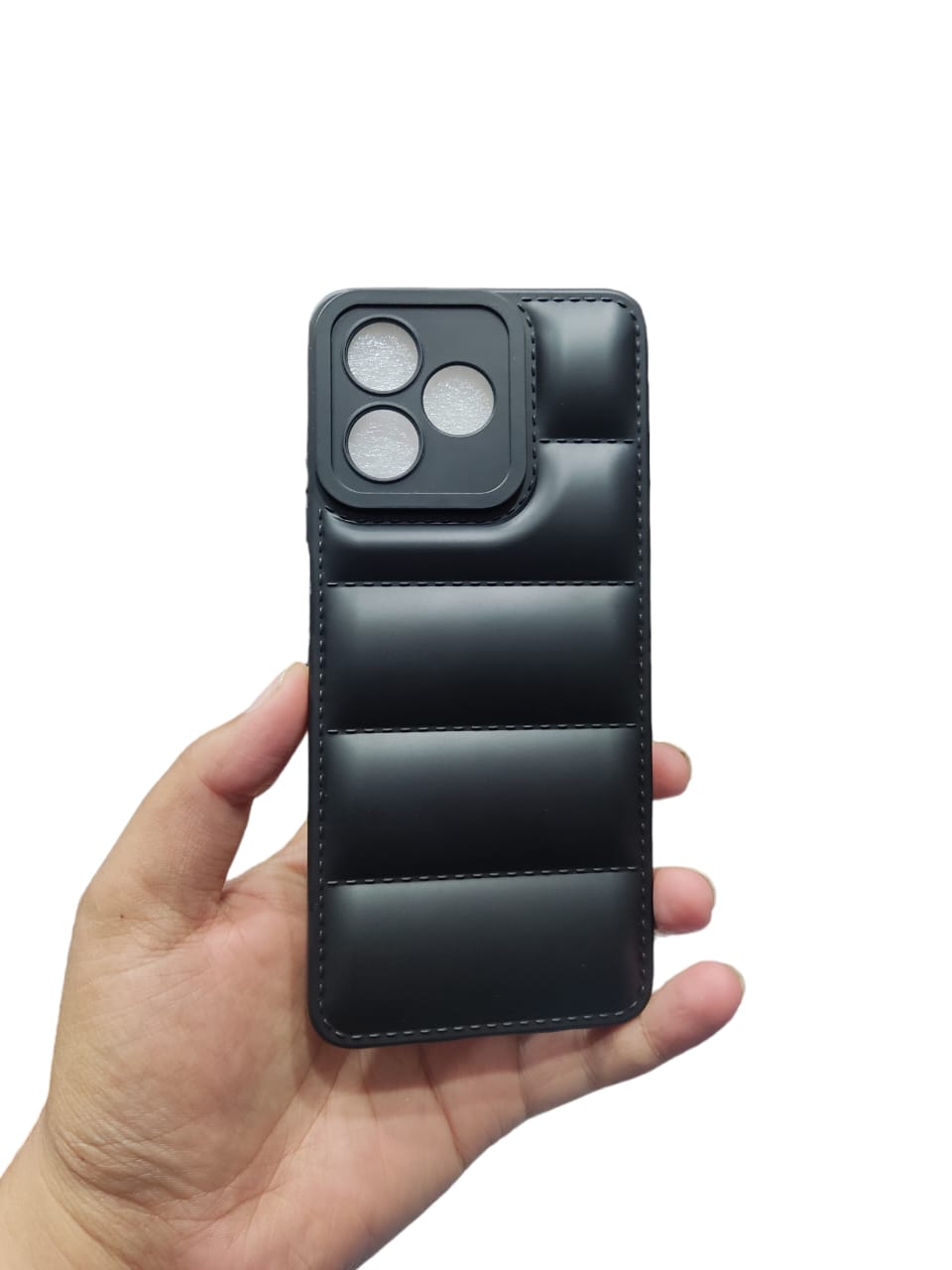 Realme Note 50 / C53 / C51 Mobile Back Cover Soft Puffer Camera ...