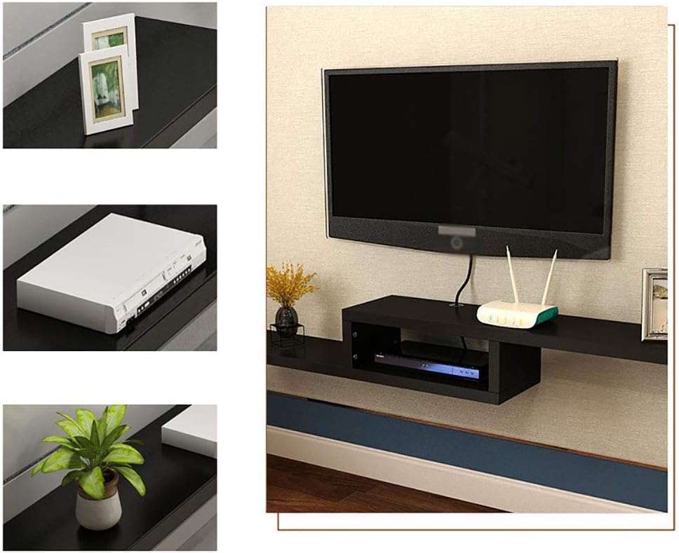 Wall Mounted Floating Media Console Wooden Wall Shelf/Wall Mounted ...