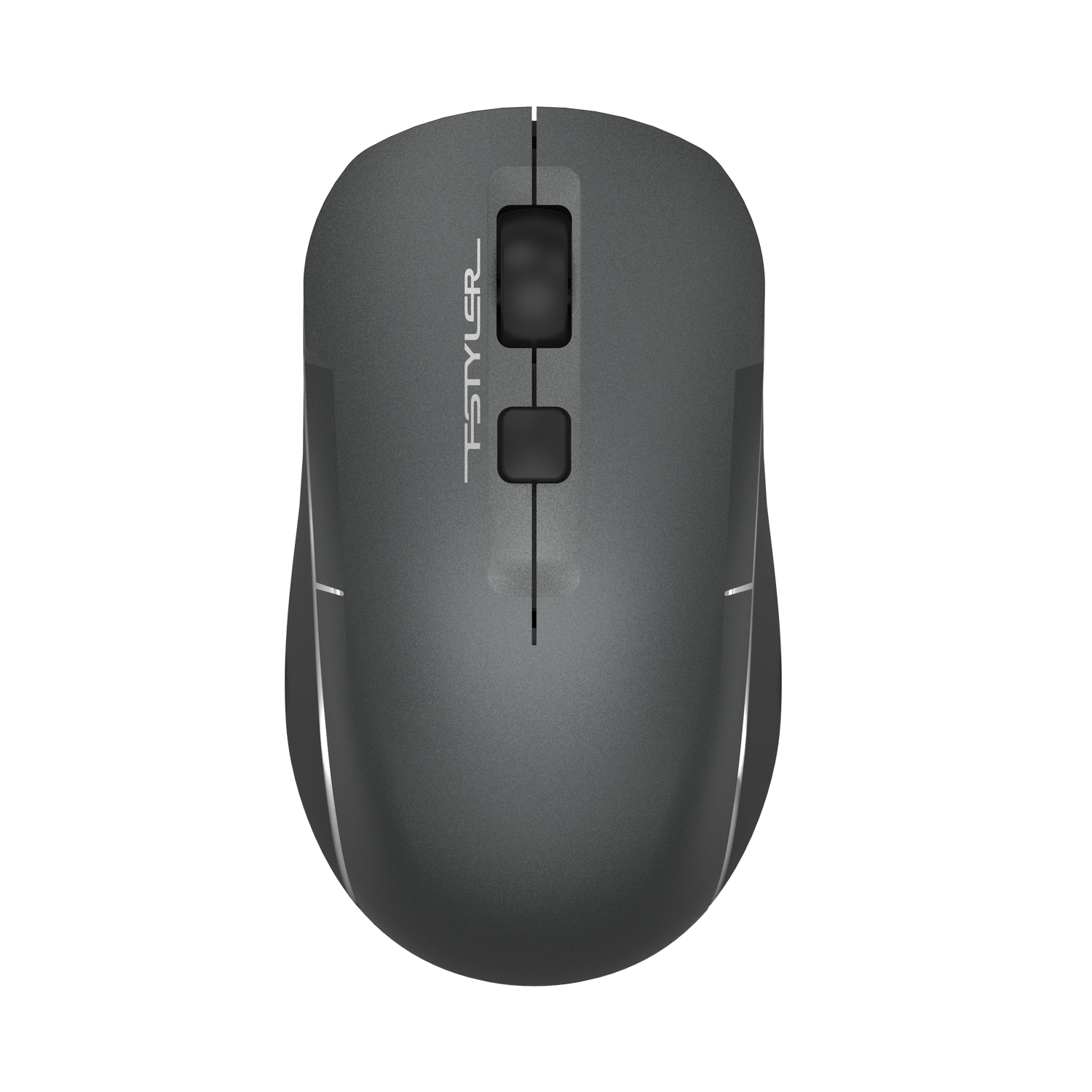 A4Tech Fstyler FB26CS Air2 Bluetooth & 2.4G Wireless Mouse - Smoky Grey - BT + 2.4GHz - White ...