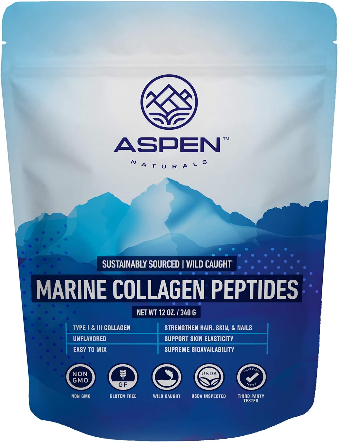 Aspen Naturals Marine Collagen Peptides - Collagen for Women | Protein ...