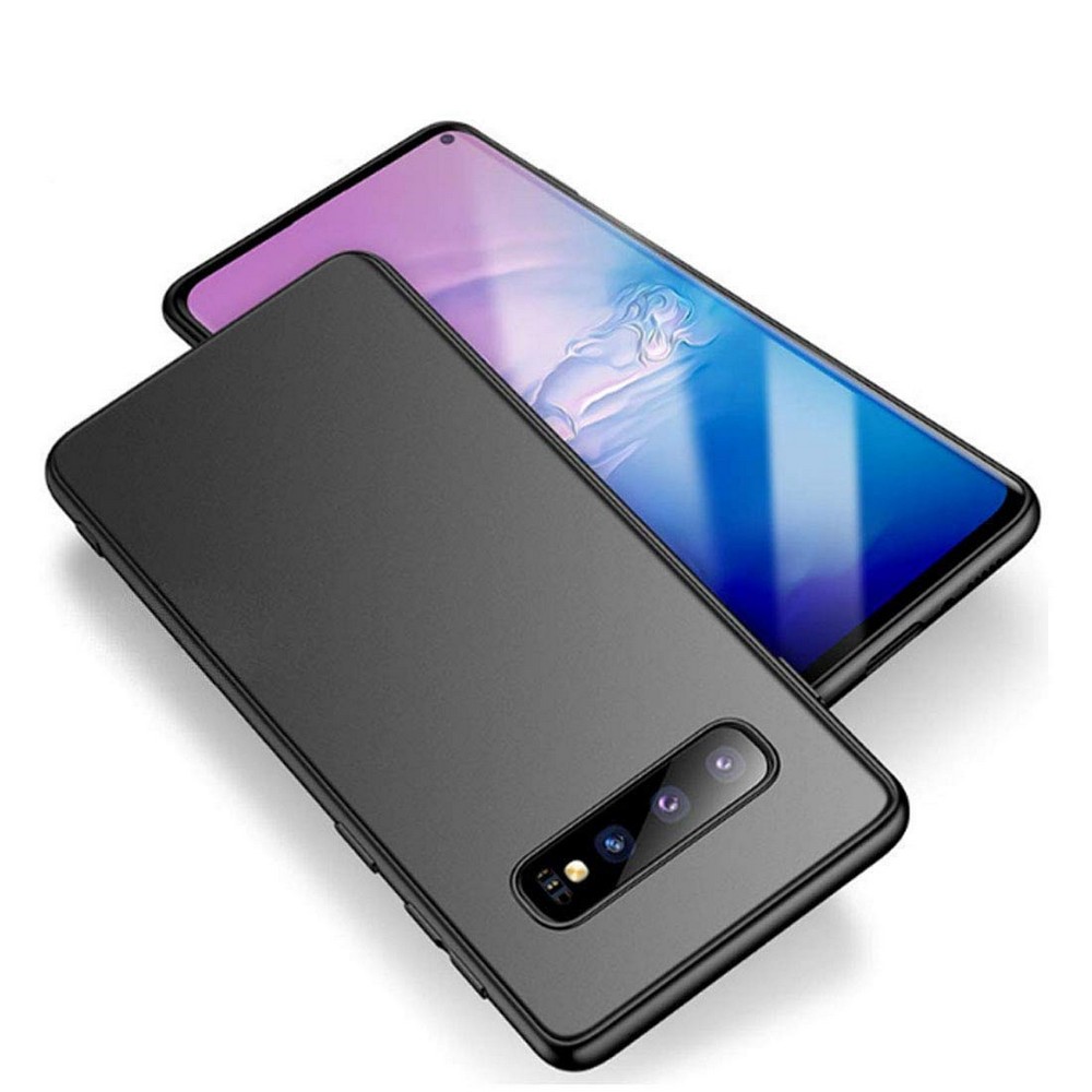 Samsung S10 Matte Black Soft Silicon Back Cover | Daraz.pk