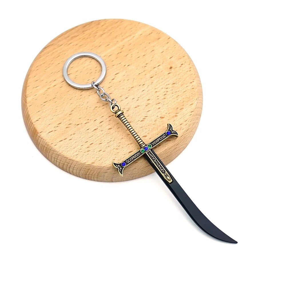 Dracule Mihawk Black Necklace Anime Metal Hawk Eyes Yoru Necklaces one ...