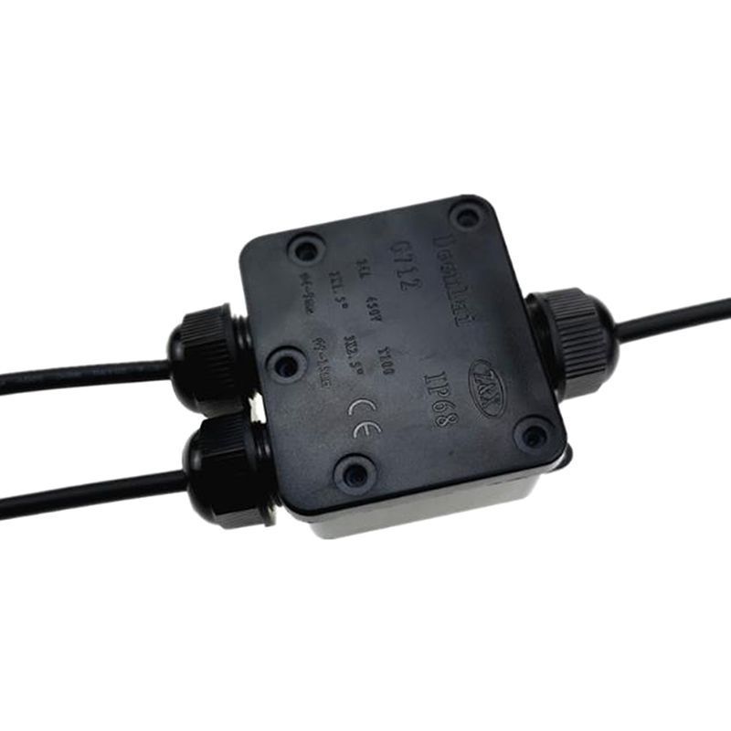 Waterproof IP68 Outdoor 3 Way Junction Box 3 Pin Electrical Cable Wire ...