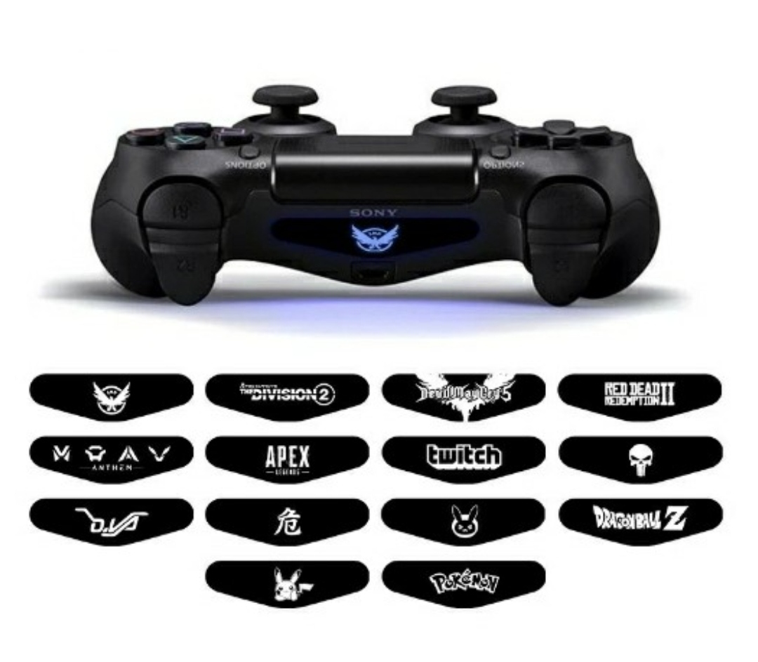 Led Light Bar Decal Sticker For Playstation 4 For Ps4 Controller Dual ...