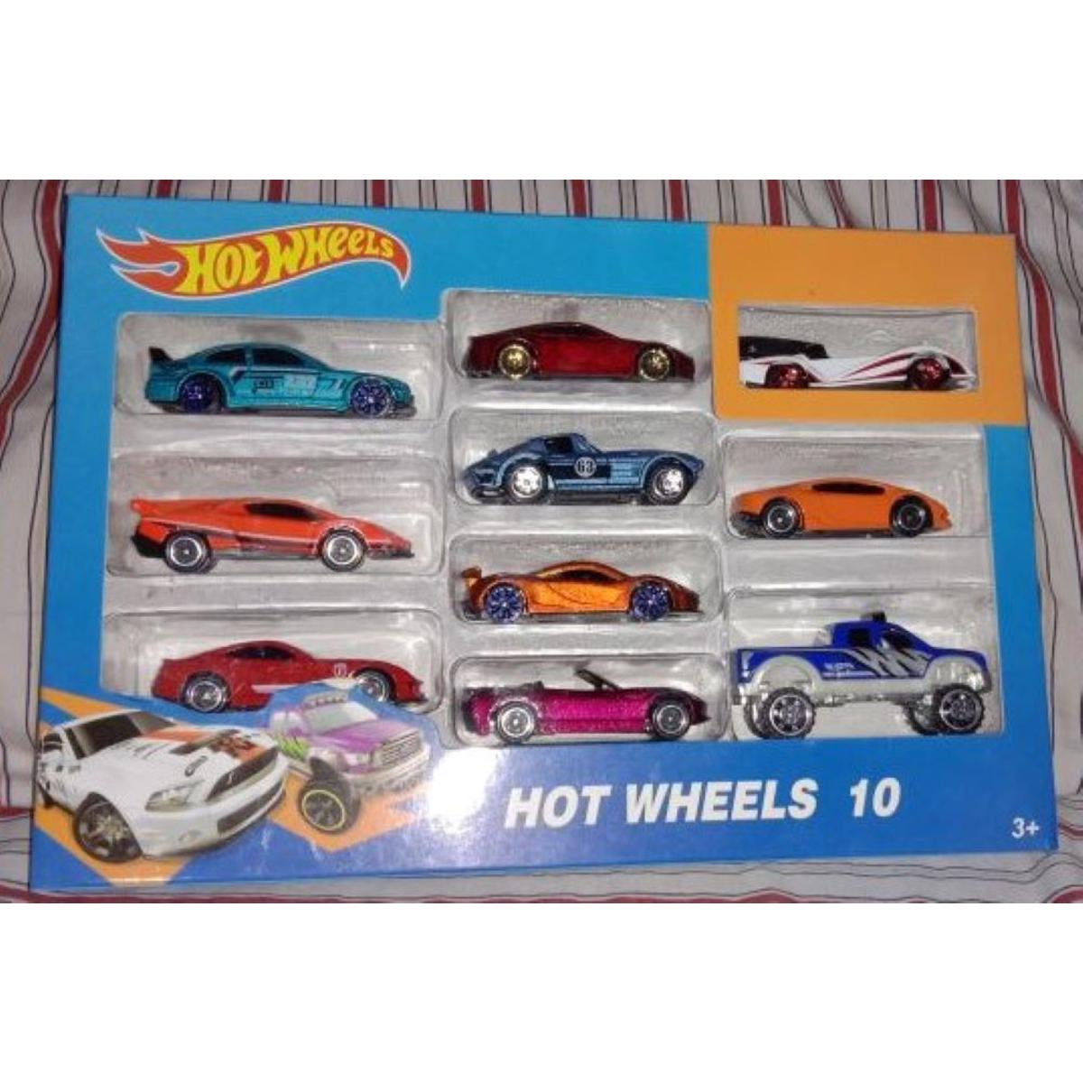 Hot Wheels 10-Car Pack Of 1:64 Scale Vehicles For Kids, 48% OFF