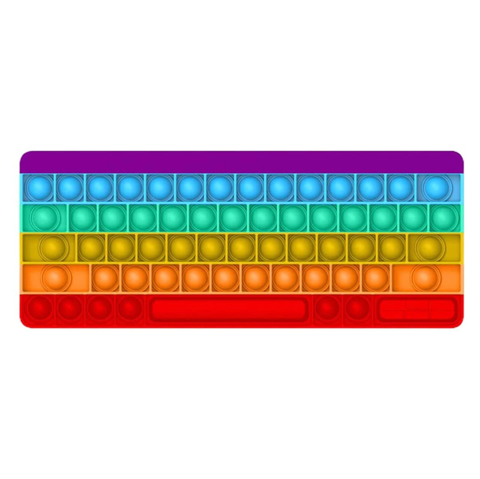 Popit Keyboard pop it fidget toy special needs stress reliever, push ...