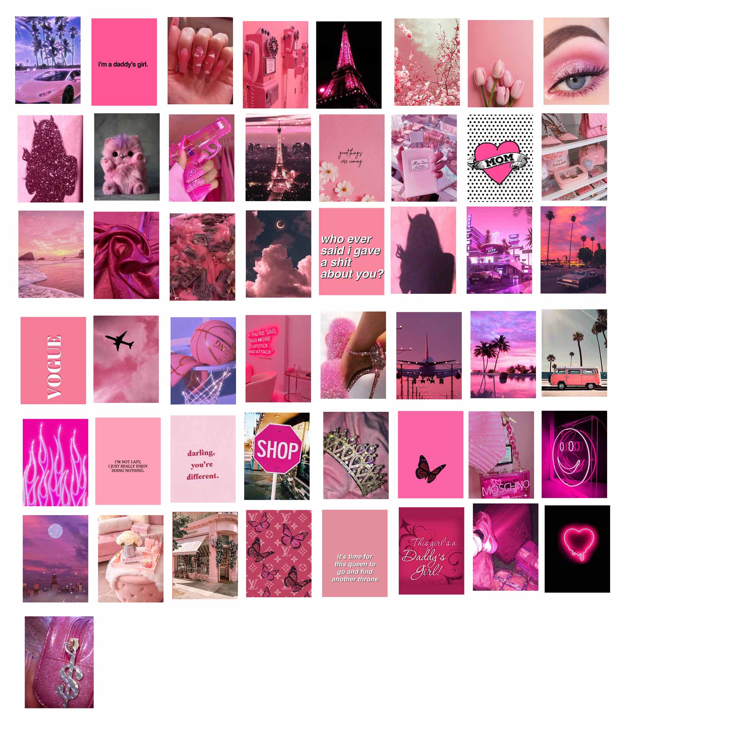 Aesthetic Posters Wall Collage Kit--Set of 50 Pictures, 4x6 inch ，These ...