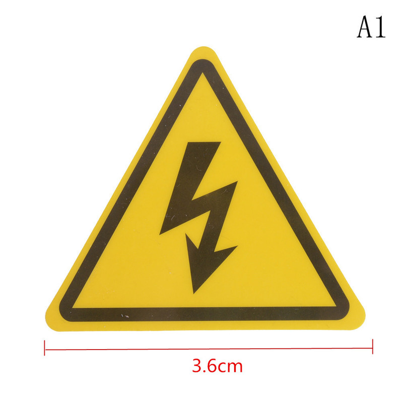 2PCS Danger High Voltage Electric Warning Safety Label Sign Decal ...