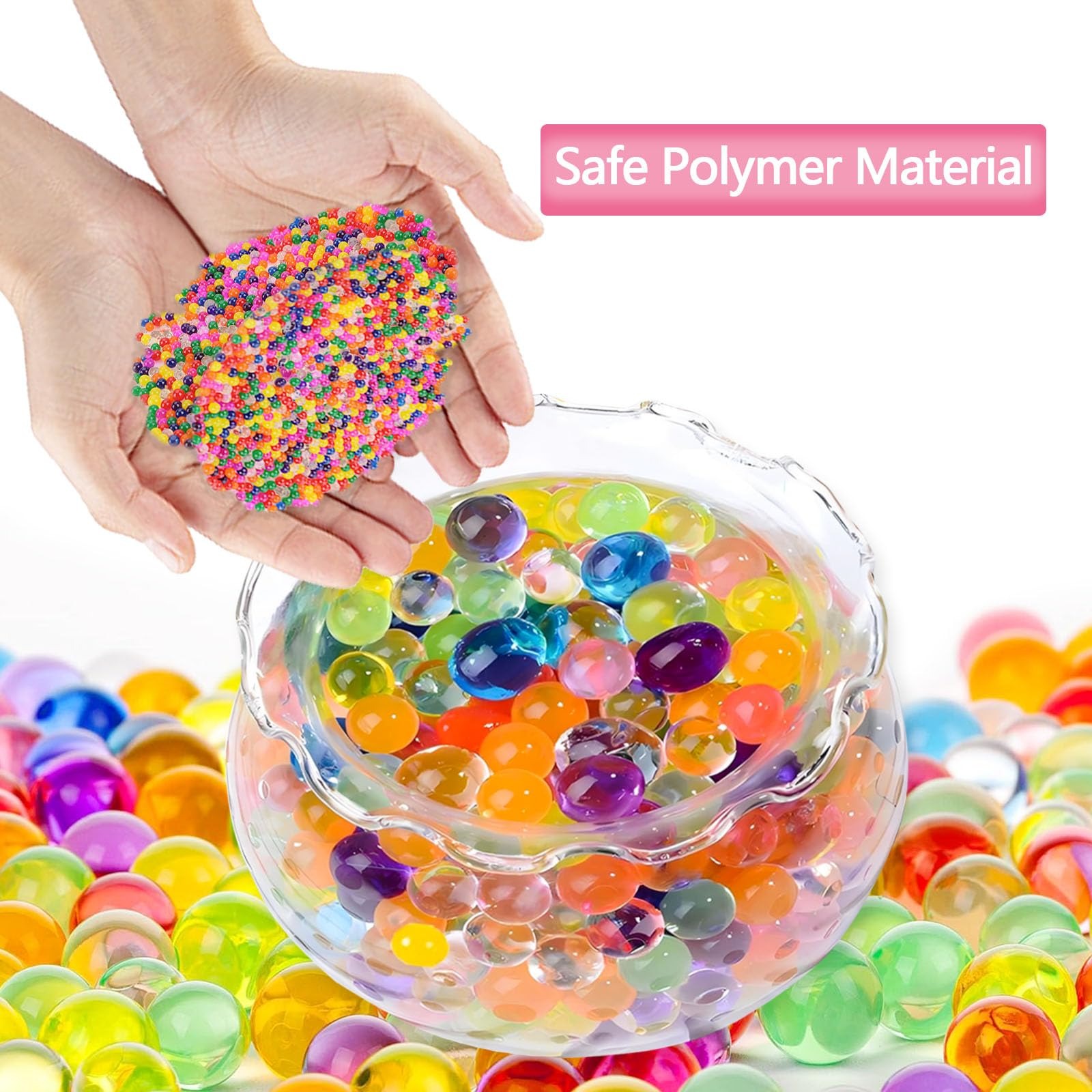 2000 Colorful Water Beads Orbeez Water Expanding Jel Balls Hydrogen Balls Growing | Daraz.pk