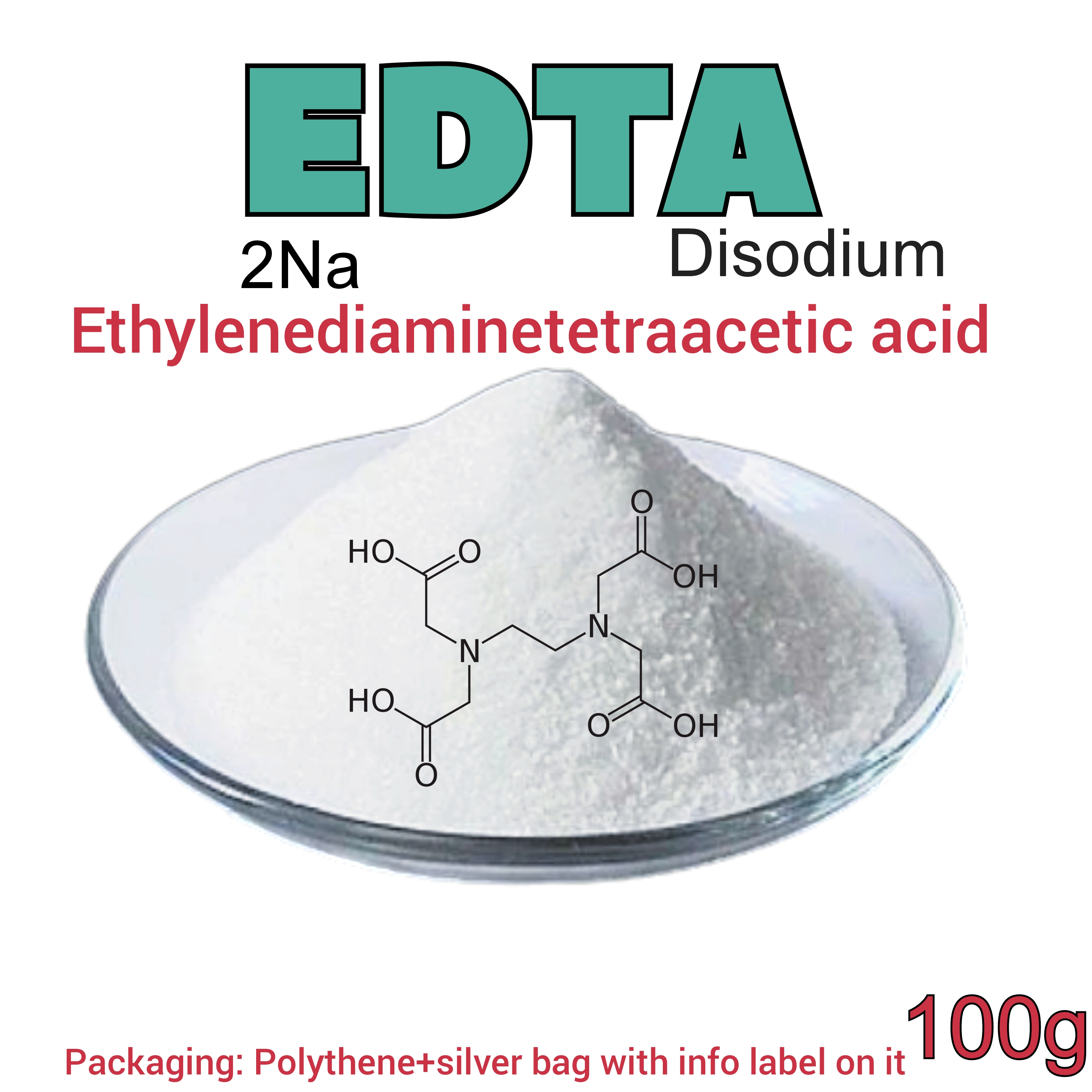 Disodium EDTA 2NA Powder 100g | Preservative and Stabilizer | Daraz.pk