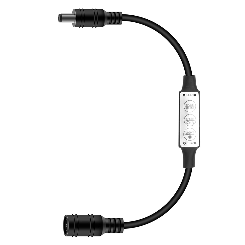 OUMERY Low-profile Inline Controller Mini 3 Key Dimmer Switch for LED ...